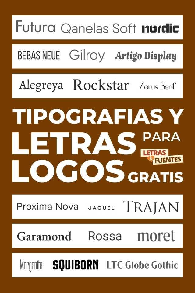 Variedades De Letras Para Logo